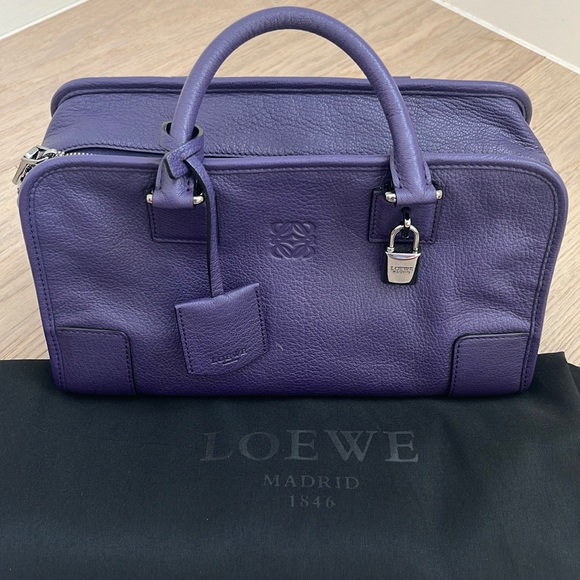 Loewe | Bags | Authentic Loewe Handbag Leather Americana | Poshmark